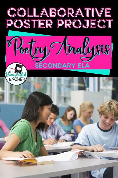 Poetry Analysis Collaborative Poster Project For Secondary Ela Artofit