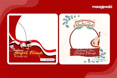 15 Poster Sumpah Pemuda 2023 Kartun Keren Unik Dan Elegan Posting Di