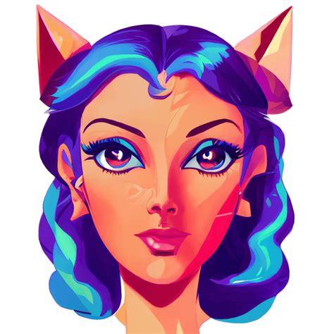 Esoteric Pinup Girl With Realistic Eyes · Creative Fabrica