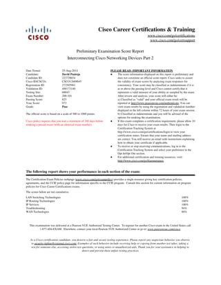 CCNA ICND2 TEST CERT CERTIFICATION 8 25 2014 PDF