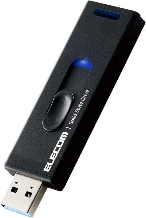 Amazon エレコム 外付けssd 500gb ポータブル Usb 5gbps Usb32（gen2）対応 小型 キャップ式