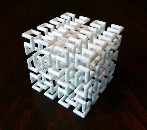 3d Druck Hilbert Kurve Vismath