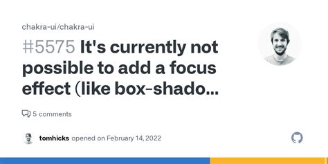 It S Currently Not Possible To Add A Focus Effect Like Box Shadow To A Link Issue