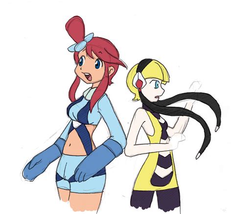 Skyla And Elesa By Kikulina On Deviantart