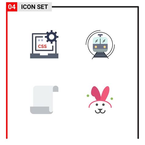 Thematic Vector Flat Icons And Editable Symbols Of Code Transport Develop Train Log Editable