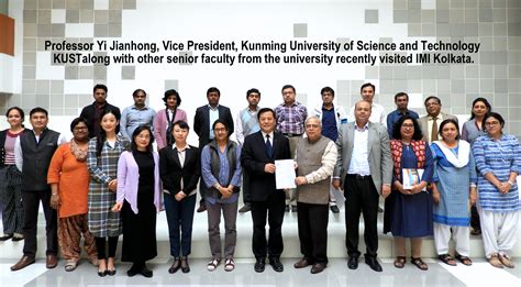 Professor Yi Jianhong Vice President Kunming University Of Science And Technology Kust Along