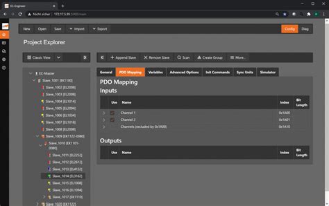 Ec Engineer Web Ethercat Configuration Configurator Diagnosis Linux Browser Web Acontis