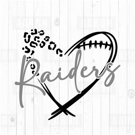 Raider Svg Png Dxf Raider Heart Svg Raider Football Svg Raider