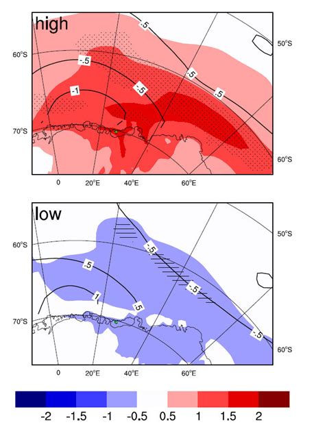 Large Scale Atmospheric Ocean And Sea Ice Anomalies In A