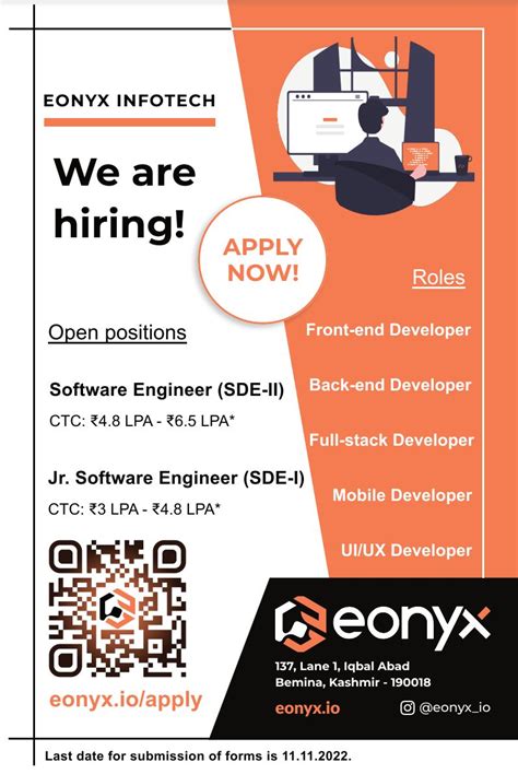 Eonyx Infotech On Linkedin Softwaredeveloper Ui Ux Hiring Team
