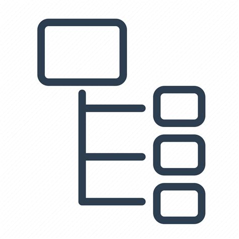 Flowchart Hierarchy Oder Parallel Scheme Workflow Icon Download
