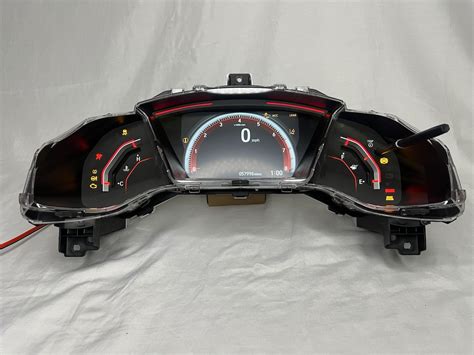 20 21 Honda Civic Si Speedometer Instrument Cluster Panel Gauges 57