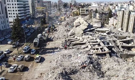 Adıyaman da depremin yarattığı yıkım havadan görüntülendi Son Dakika Türkiye Haberleri