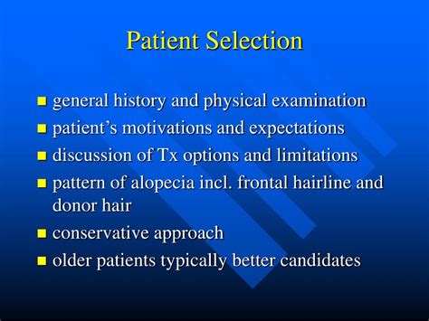 Ppt Management Of Alopecia Powerpoint Presentation Free Download
