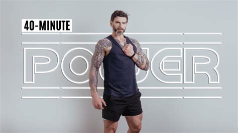 40 Minute Legs And Core Power Workout No Repeat Youtube
