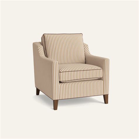 Striped Swivel Chair Marlow In Louisa Camel Pepper Home
