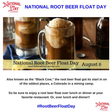 National Root Beer Float Day August 6 Root Beer Float Root Beer