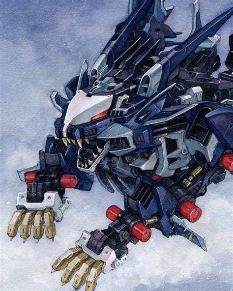 Liger Zero Jager Zoids And More Drawn By Hector Trunnec Danbooru