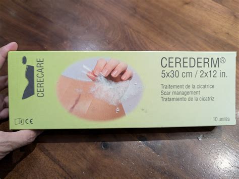 Cerederm Scar Silicone Plaster 4 Sheets Health And Nutrition Braces Support And Protection On