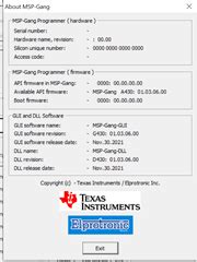 MSP GANG Hwo To Upgrade To MSP GANG From GANG MSP Low Power Microcontroller Forum MSP