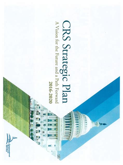 Congressional Research Service Strategic Plan 2016 2020 Pdf