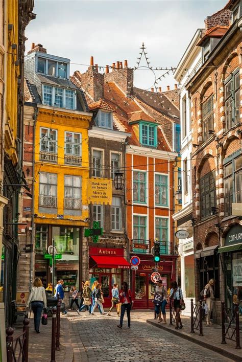 Lille Downtown France Editorial Image Image Of Lifestyle 69770410