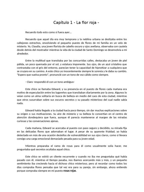 Capítulo 1 La Flor Roja Pdf