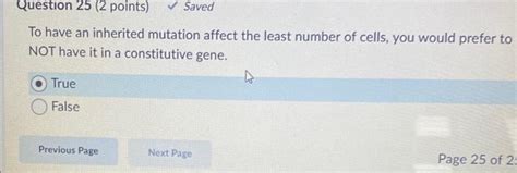 Solved To Have An Inherited Mutation Affect The Least Number