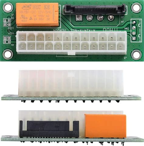 Dual Psu Adapter Power Supply Sync Module Board Add2psu Green Sata