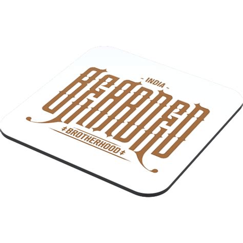 Bearded Brotherhood Coaster Just Stickers Just Stickers