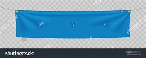 접힌 파랑 직물 배너 스톡 벡터로열티 프리 1713787297 Shutterstock