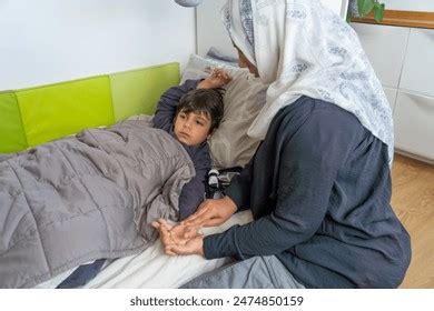 Mother And Son Muslim Images Stock Photos And Vectors Shutterstock