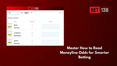 How To Read Moneyline Odds For Smarter Betting Bet138 Sports