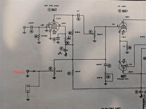 Vacuum Tube Schematics Se Ed 6sj7 Amplifier 46 Off