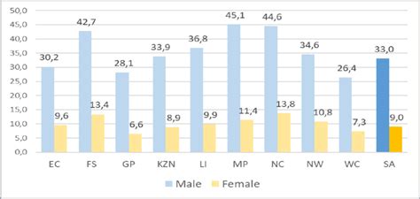 Fatalities Per 100 000 Population Per Province And Gender Rtmc 2015
