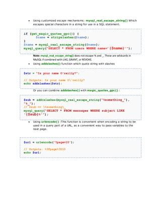 A Brief Introduction About Sql Injection In PHP And MYSQL PDF