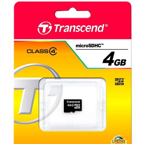 Transcend Micro Sdhc 4gb Class 4 Memory Card Multicolor Techinn Transcend Micro Sdhc 4gb Class 4 Memory Card Multicolor Techinn