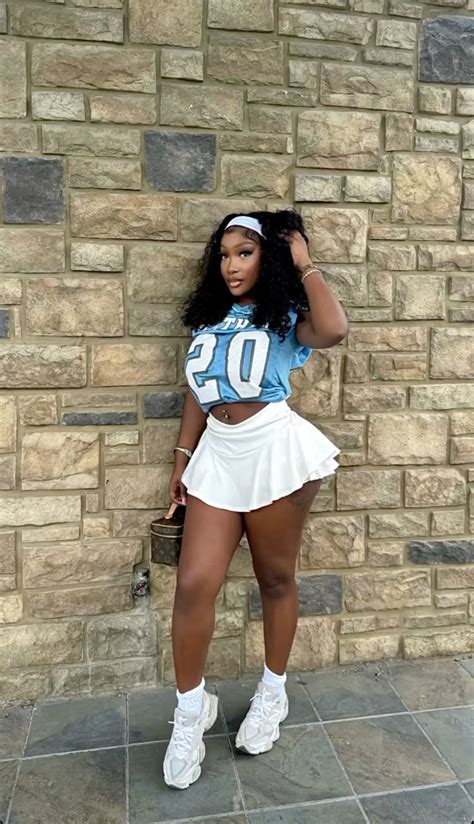 Summer Baddie Outfit Tennis Skirt Outfit Jersey Outfit Black Women