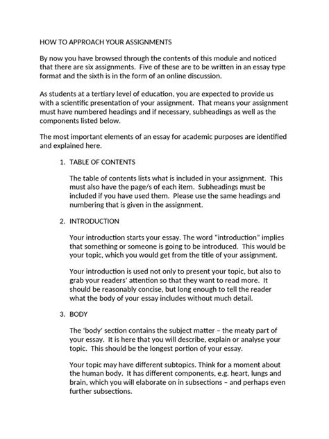 How To Approach Your Assignments Pdf Essays Plagiarism