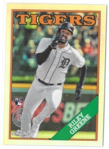 2023 Topps Chrome Update Riley Greene 1988 35th Anniversary 88cu 9