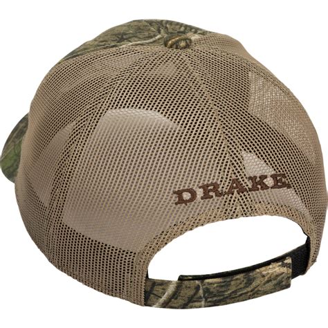 6 Panel Camo Mesh Back Cap Mossy Oak Bottomland One Size Fits Most