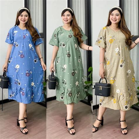 Jual Daster Wanita Terbaru Rayon Busui Resleting Depan Baju Tidur