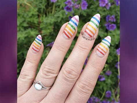 Celebrate Pride Month With These Stunning Rainbow Nail Art Designs Boldsky