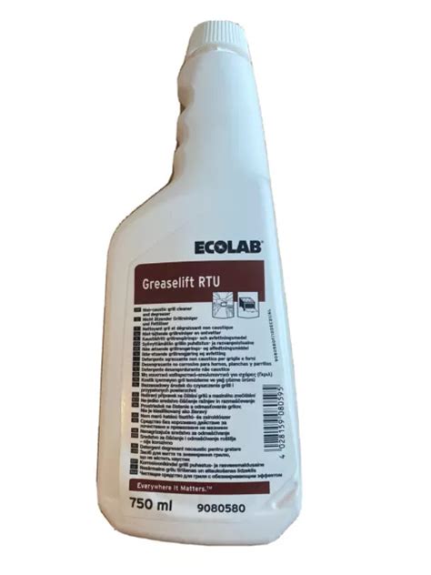 Ecolab Greaselift Rtu Kitchen Degreaser £23 99 Picclick Uk