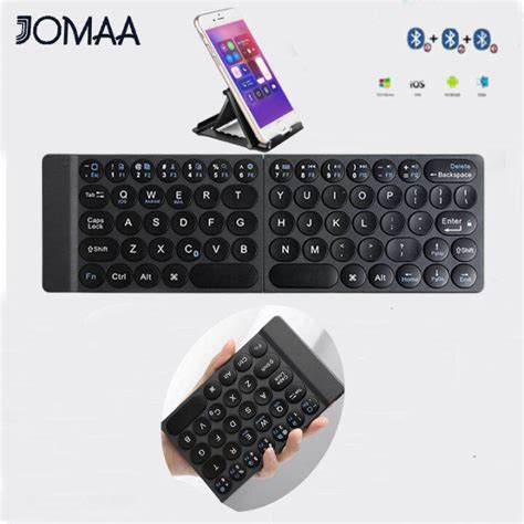 Jomaa Foldable Bluetooth Keyboard Compatible With Ipadandroidand
