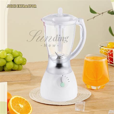 ซื้อ1แถม1 เครื่องปั่นน้ำผลไม้ราคาถูก1 5l ปั่นน้ำแข็งได้ 4ใบมีด เครื่อง