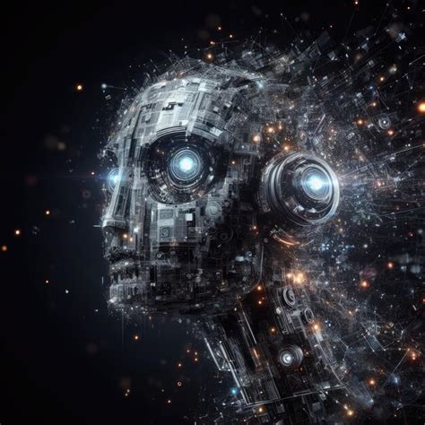Premium Ai Image Sculpted By Data Streams Sparklit Internet Robot Expression