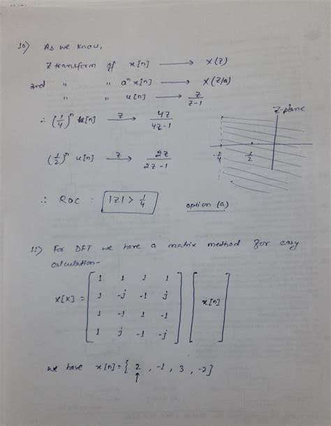 10 Find The Roc Of The Z Transform Of X N A L 6 31 01 A