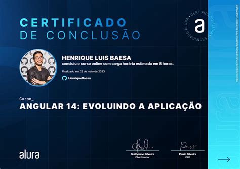 henrique luis baesa on linkedin angular alura typescript