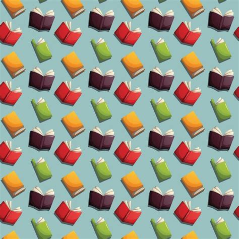 Book Pattern Background Vector Art Icons And Graphics For Free Download